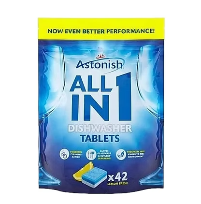 Astonish All-In-1 Dishwasher Tablets (42 Pack) – Topline Cleary's