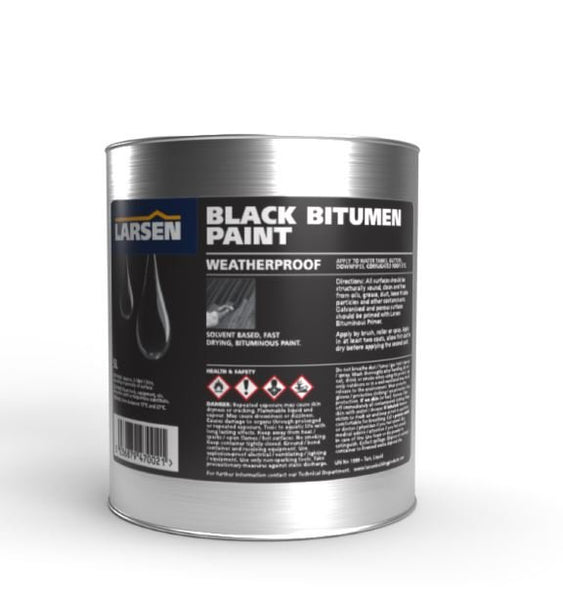 Larsen Black Bitumen Paint 5ltr – Topline Cleary's