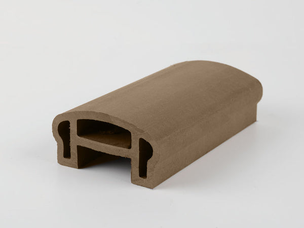 Comp. Deck Curved Hand Rail Anthrazit 1.8Mt (Incl Handrail Spacer) (10 ...